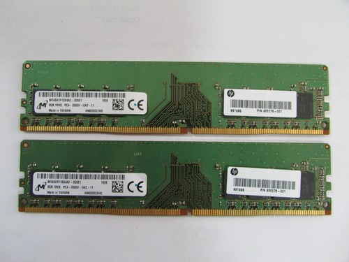 Micron 16GB (2x8GB) PC4-21300 DDR4-2666V DDR4 Memory RAM MTA8ATF1G64AZ ...
