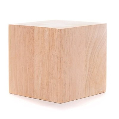 3.5 Inch Square Hard Wood Block / Cube 3.5 inches x 3.5 inches x 3.5 ...