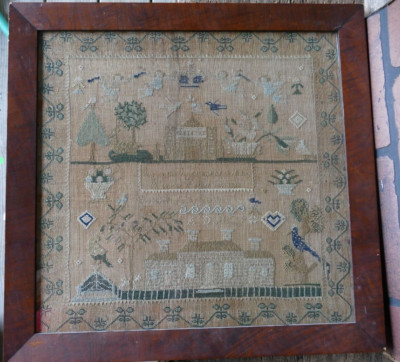 Samplers - Antique Motto Sampler Style Kit