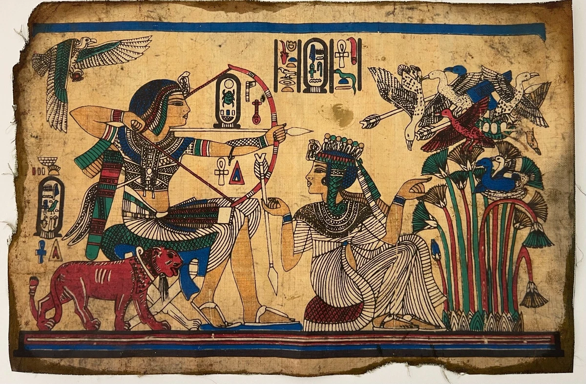 Ancient Egyptian Paintings Pharaoh