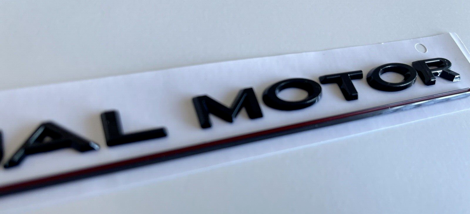 Gloss Black Red Rear Dual Motor Logo Sticker Emblem Badge For Model Y ...