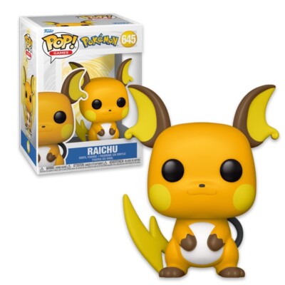 POKEMON PIKACHU Figurine RAICHU N° 645 FUNKO POP DISPO | eBay