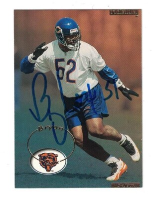 Bryan Cox Signed Autographed 1996 SkyBox Card Chicago Bears | eBay