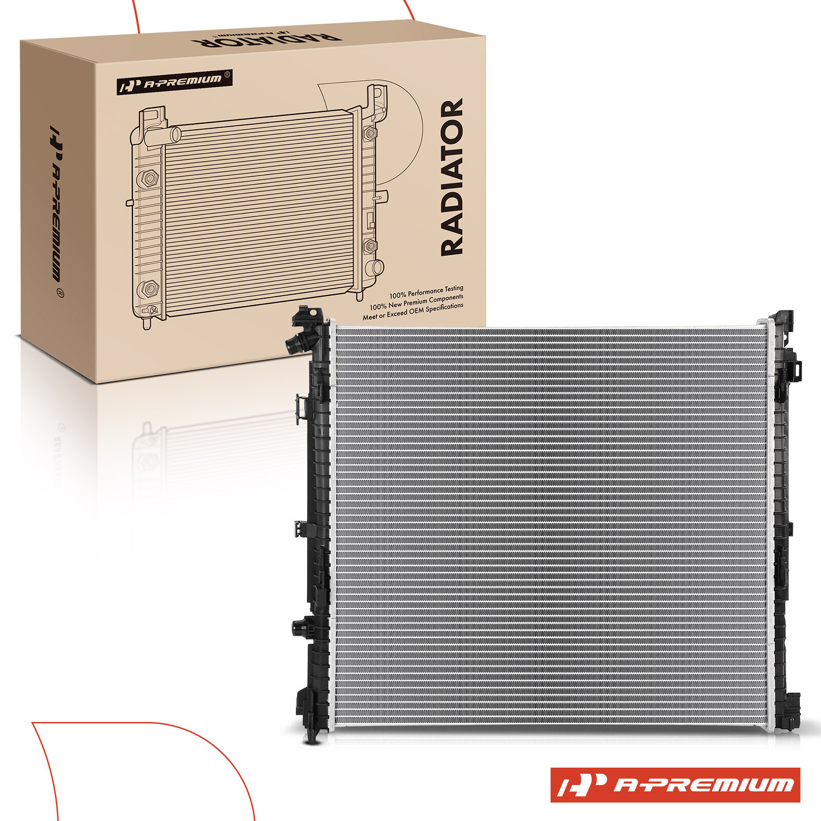Auxiliary Radiator without Oil Cooler for BMW G01 X3 18-23 G02 X4 ...