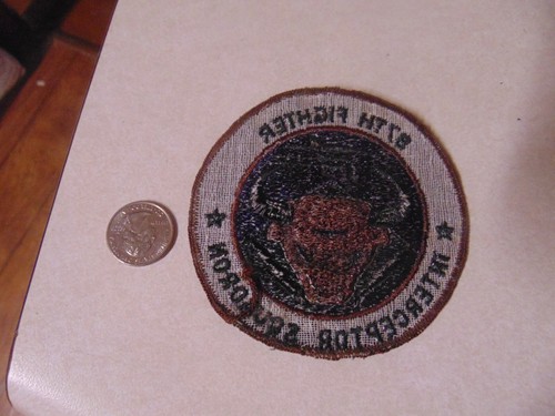 PATCH MILITARY OLDER ORIGINAL US AIR FORCE 87TH FIGHTER INTERCEPTOR ...