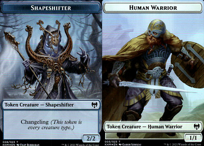 Magic the Gathering -MTG-Shapeshifter/Human Warrior Foil | eBay