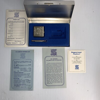 Stanton 681EE Cartridge Metal Case/ Tools And Papers NO CARTRIDGE "read ...