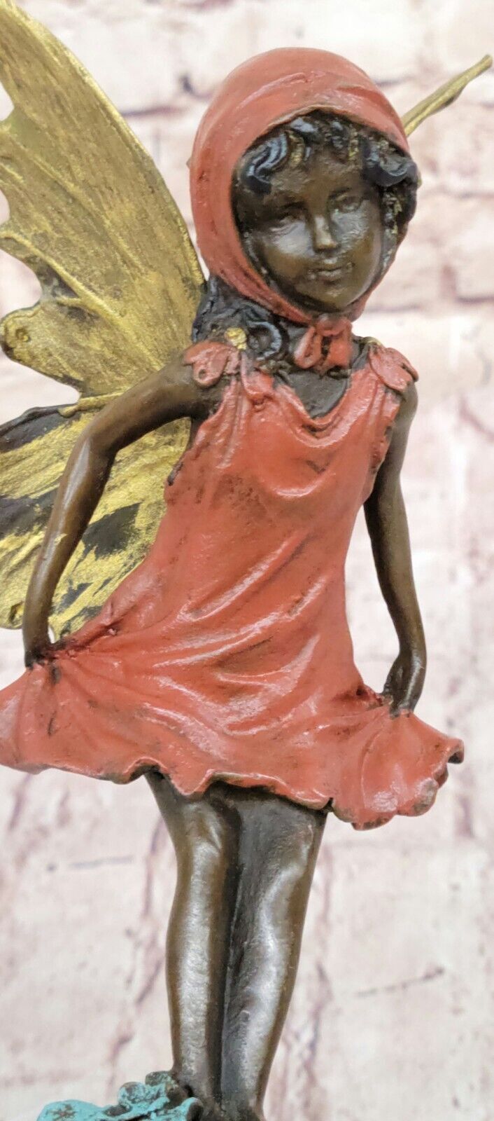Milo`s Hot Cast Figurine: Multi-Color Patina Angel Fairy Bronze ...
