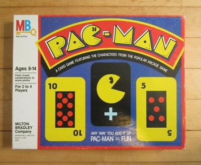 Vintage 1982 Milton Bradley PAC-MAN Card Game - Complete - Excellent ...