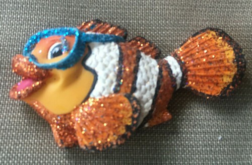 Finding Nemo Clown Fish Blue Swim Mask Goggles Scuba Orange Magnet ...