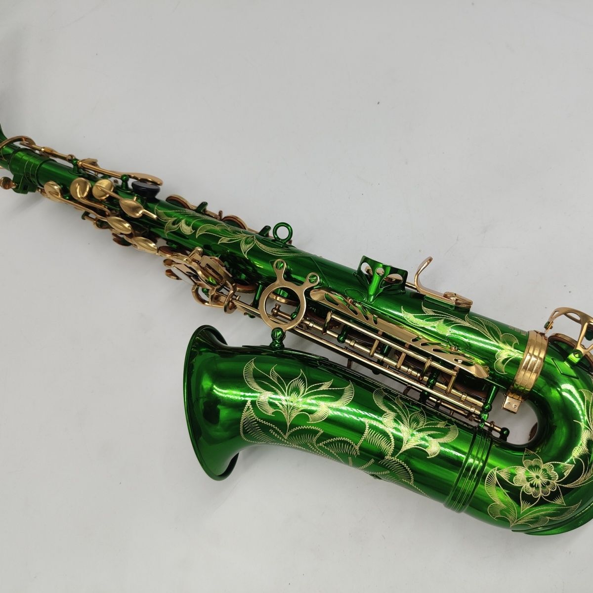 Green Alto Saxophone