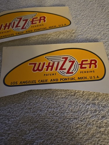 Whizzer Tank Decals | eBay