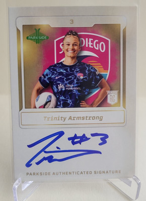 2025 PARKSIDE NWSL VOL 1 TRINITY ARMSTRONG SIGNATURE SERIES AUTO #SS-TA ...