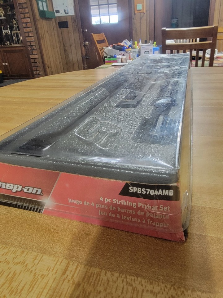 Snap On 4 Piece Striking Pry Bar Set SPBS704AMB New Open Box Majestic ...