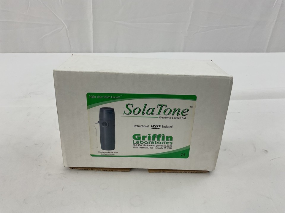 Griffin SolaTone Electrolarynx Electronic Speech Aid Kit Free Shipping ...