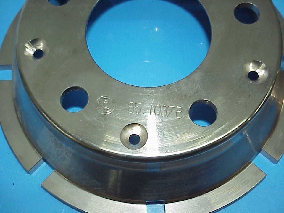 2 NEW Brembo Racing 85.1037B Nickel Plated 5 x 5 Brake Rotor Hats ...