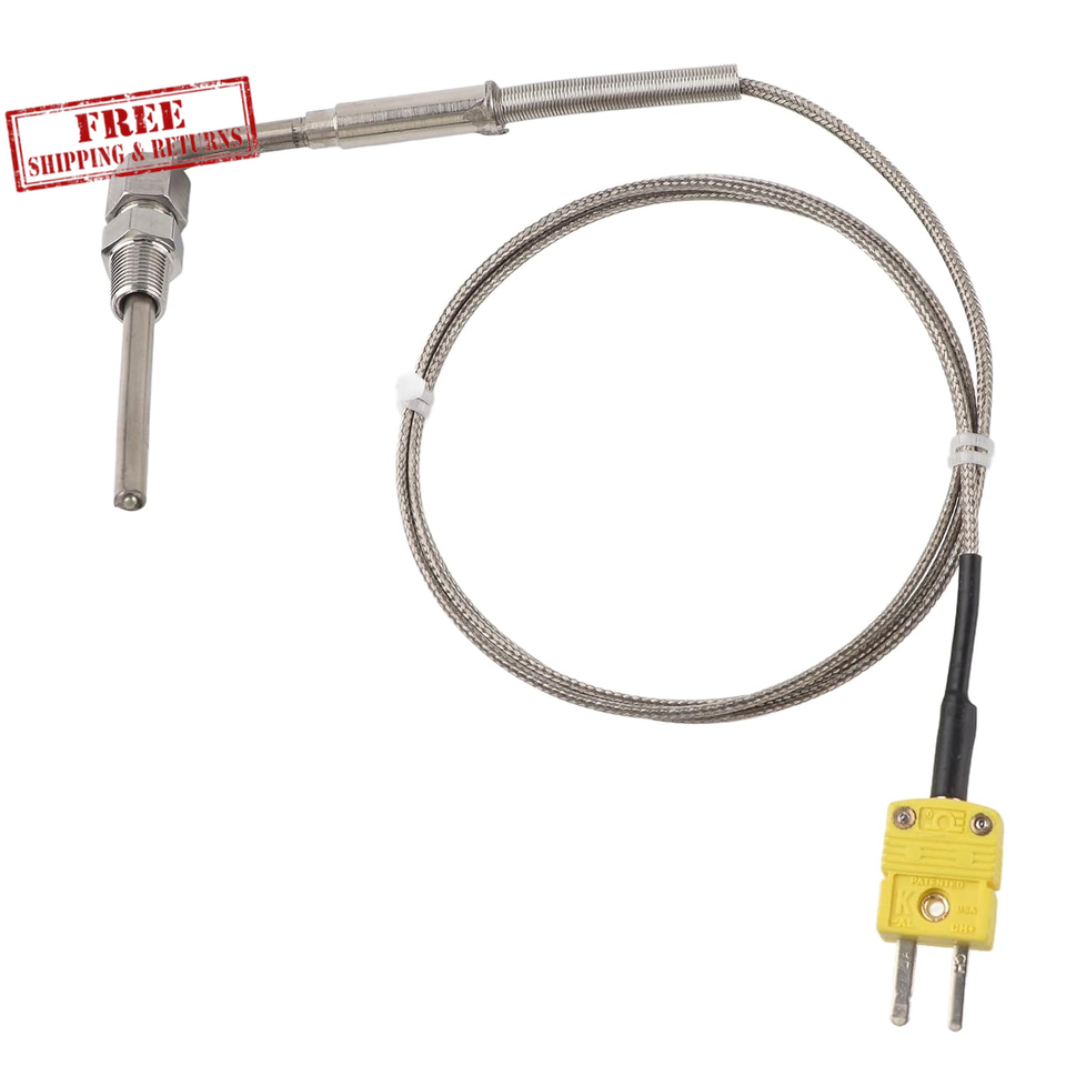 EGT Thermocouple K Type 1/8" NPT Temperature Probe Sensors Exhaust Gas ...