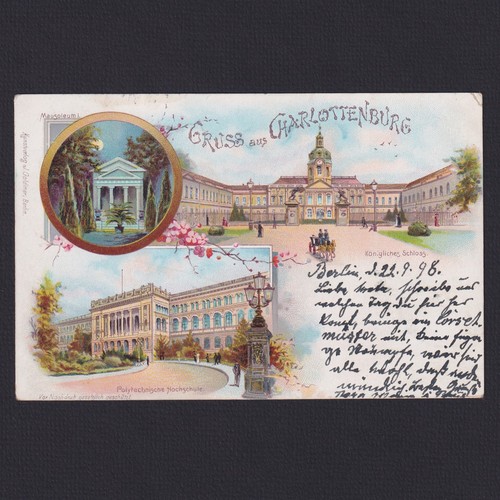GERMANY 1898, Postcard, Berlin, Charlottenburg, Used | eBay
