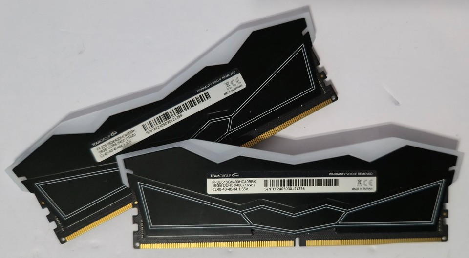 Team T-Force Delta RGB 32GB (2x16GB) DDR5 RAM 6400Mhz ...