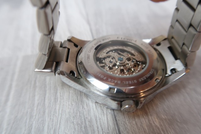 Running Elgin FG8030 138 Ty2807 Self-wind Skeleton Wrist Watch for sale ...