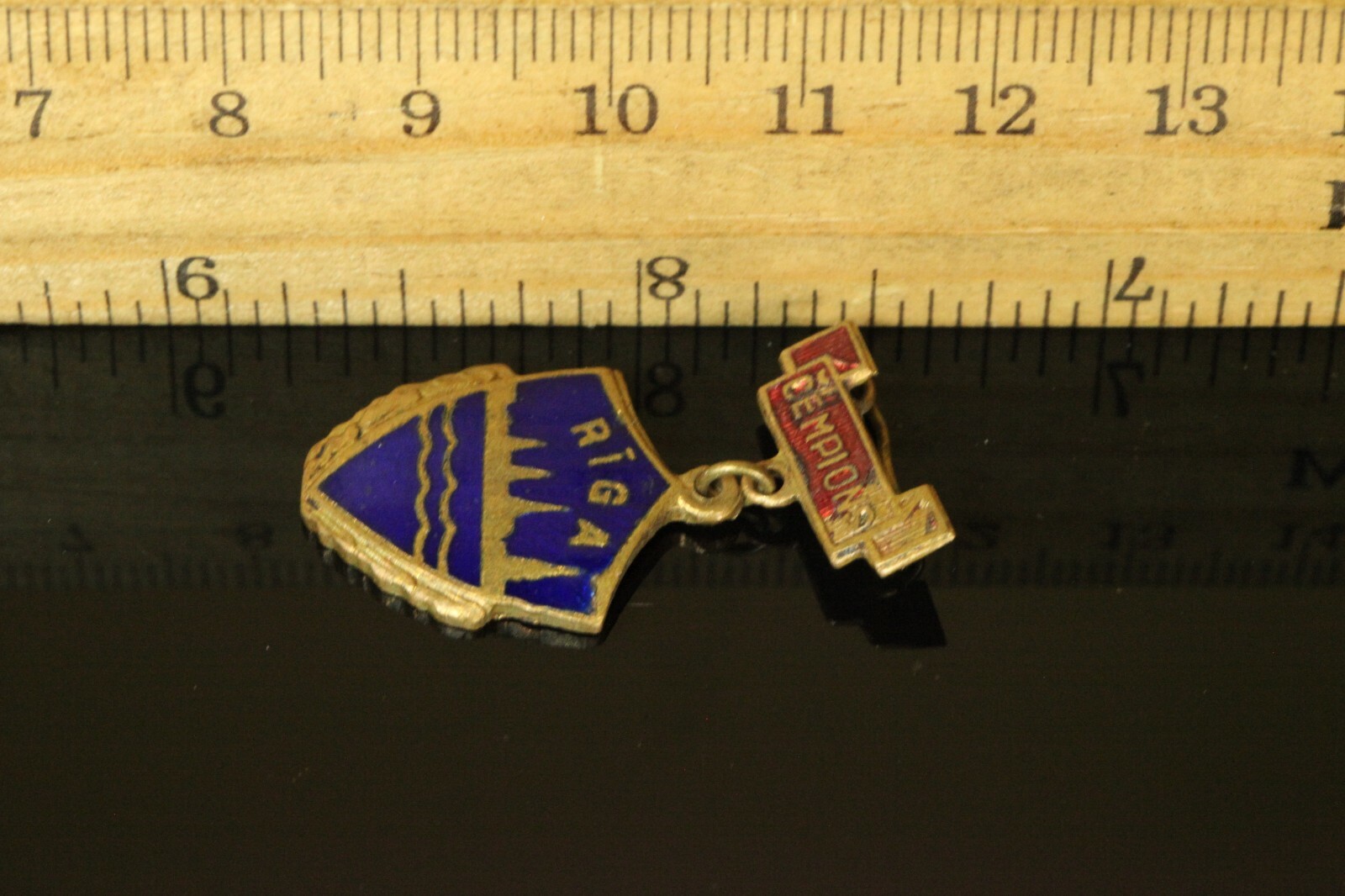 ORG. SOVIET LATVIA LPSR BADGE Champion of Riga 1950-s #766 | eBay