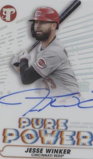 2022 Topps Pristine - Pure Power Autographs Jesse Winker #PPA-JW (AU ...