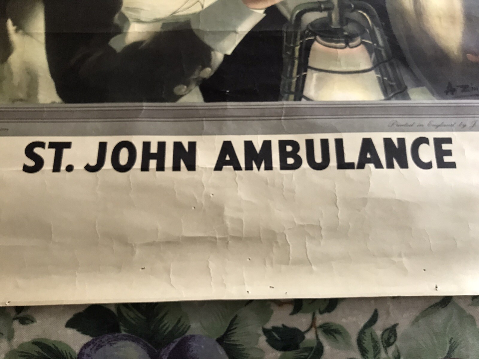 1955 St John Ambulance Poster By Anna Zinkeisen. Printed By J Wiener ...