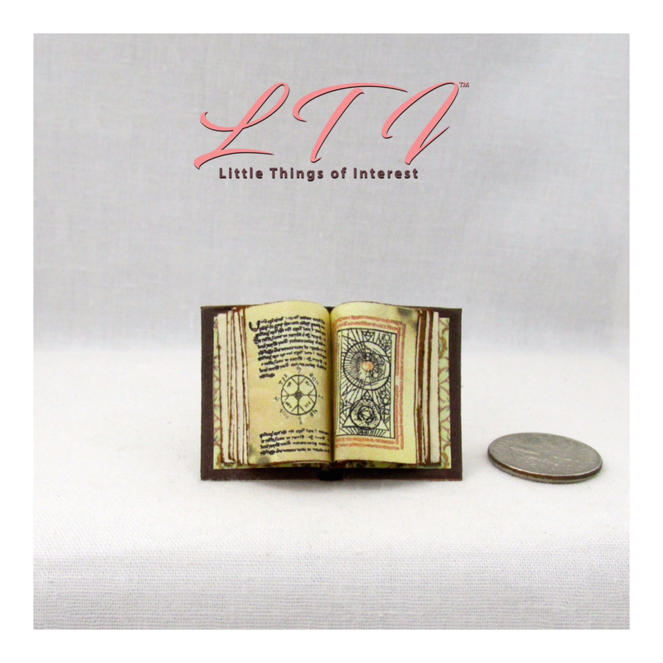 CODEX OF PARANOR *OPEN BOOK* MAGIC BOOK Miniature 1:12 Scale ...