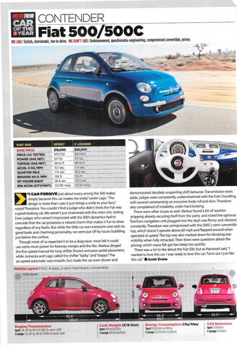 Motor Trend Auto Magazine Car of the Year BMW M5 Honda CR-V Conti GT-C ...