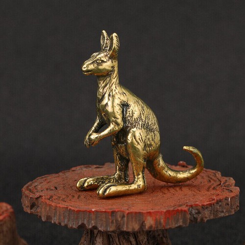 Metal Kangaroo Figurine Desk Ornament Statue Mini Sculpture Australian ...