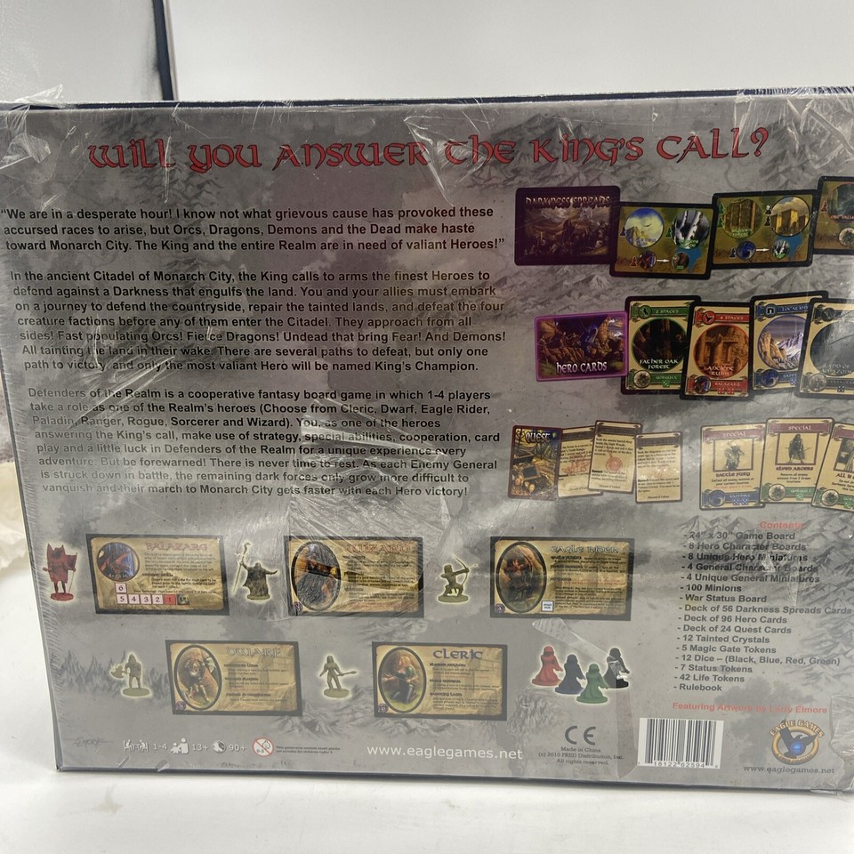 Defenders of the Realm Board Game (2010) NEW-SEALED Eagle Games | eBay