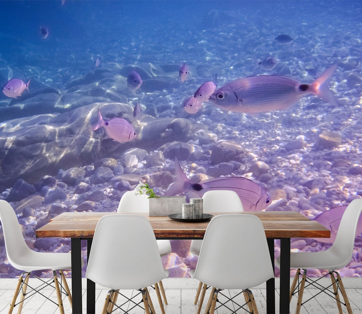 Wallpaper 3d Water Fish