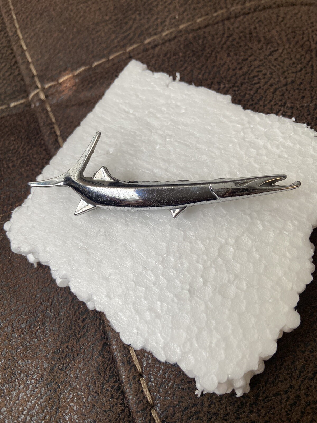 NOS 1968 Plymouth Barracuda Trunk Lid Fish Emblem 2840877 for sale ...