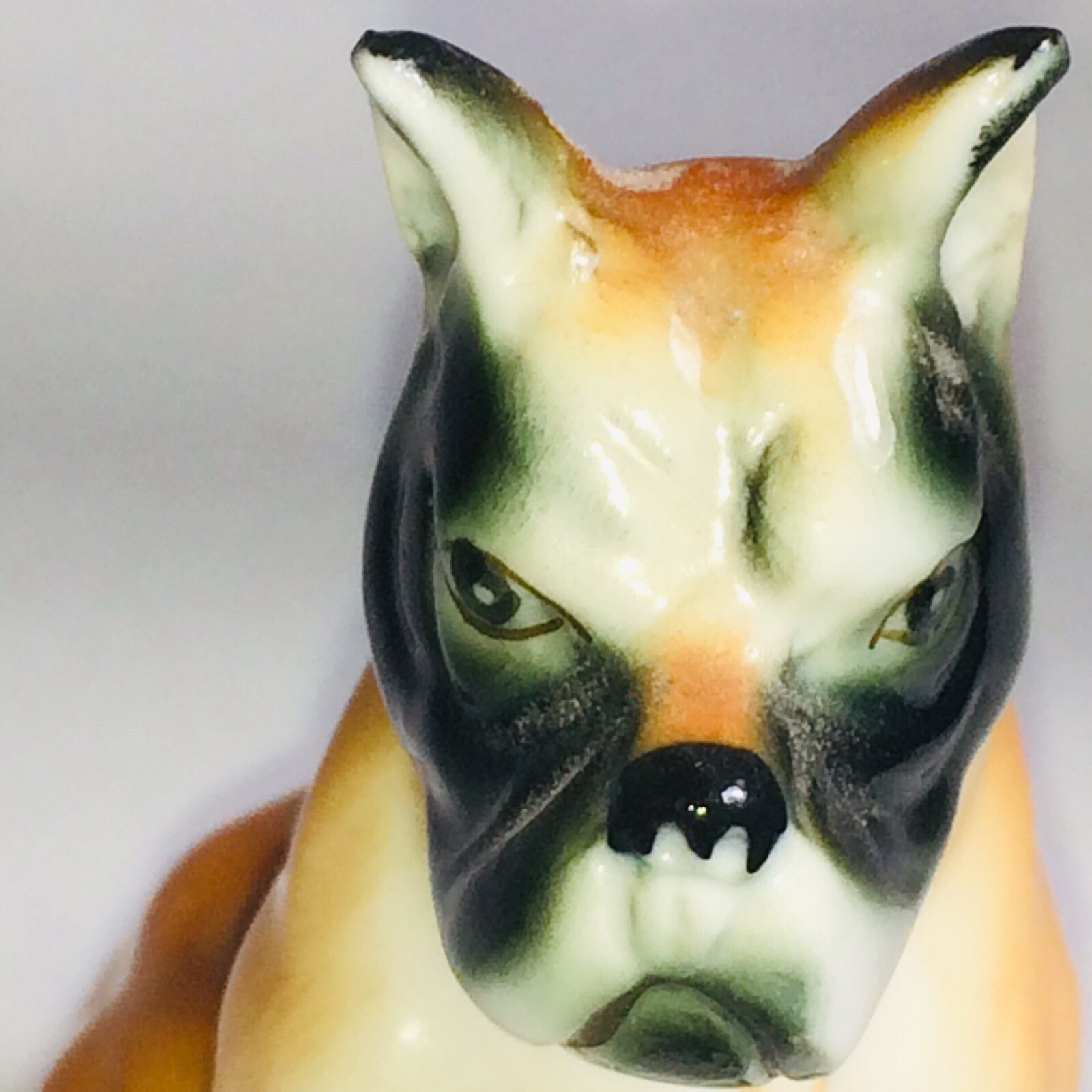 Boxer Dog Figurine, Boxer dog gift, Porcelain Boxer Dog Figurine Boxer ...