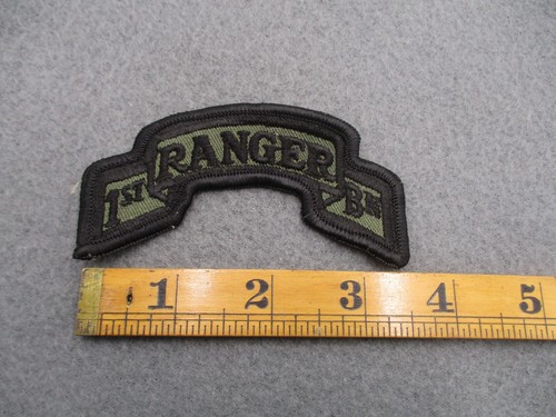 US Army 1st Ranger Battalion Subdued Patch V0/ | eBay
