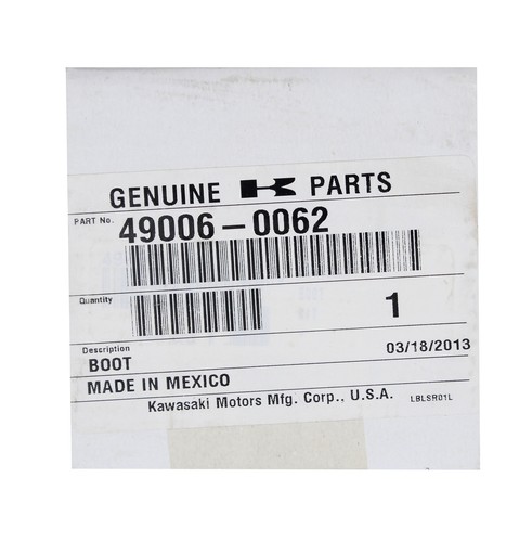 Kawasaki Boot Part Number - 49006-0062 | eBay