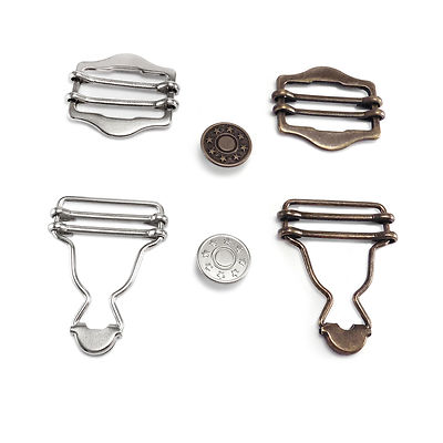Dungaree Fasteners pack includes button and slider braces replacement ...