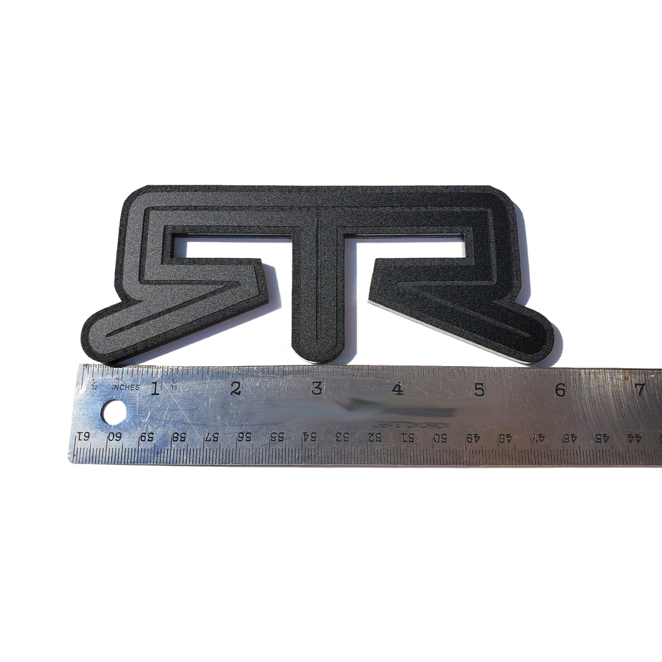 (1) Light BLUE RTR Emblem Fits FORD MUSTANG Rear Deck Lid Badge Trunk ...