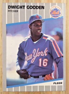 1989 FLEER DWIGHT DOC GOODEN CARD#36 NM-MT NEW YORK METS YANKEES ...