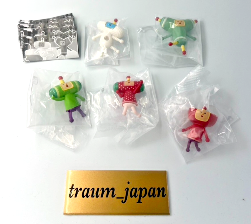 Katamari Damacy narabundesu Complete set 5 Capsule Toy Gacha free ...