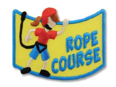 Girl Low High ROPE COURSE Fun Patches Crest SCOUT GUIDE Challenge ...