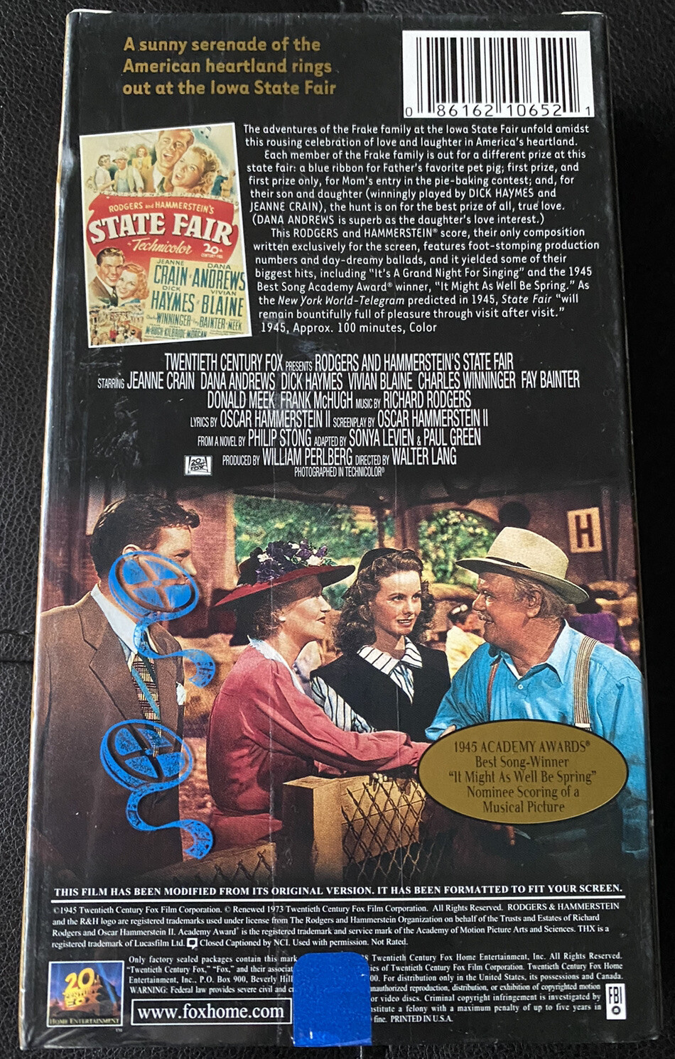 State Fair.VHS. 1945 1999 Restored Classics NEW SEALED Rodgers ...