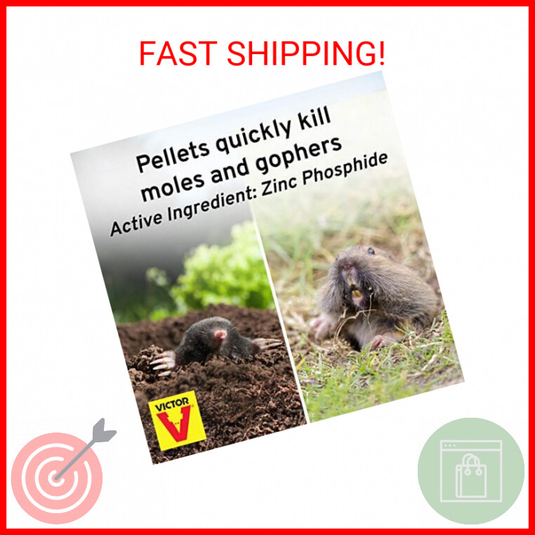 Victor M6006 Outdoor Mole & Gopher Poison Peanuts - Mole and Gopher ...