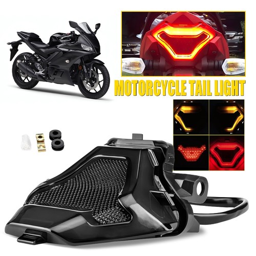 Motorcycle LED Turn Signals Brake Driving Tail Light For Yamaha MT07 ...