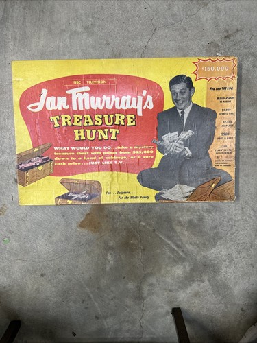 Vintage Jan Murray's TREASURE HUNT Game in Original Box # 730, Complete ...