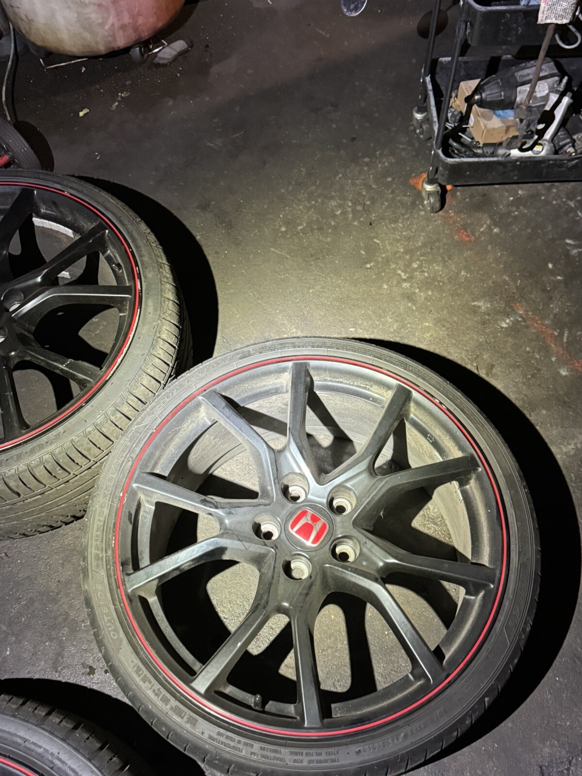 Used Set Of 4 2017-20 HONDA CIVIC TYPE-R FK8 OEM WHEEL & TIRES 20X8.5 ...