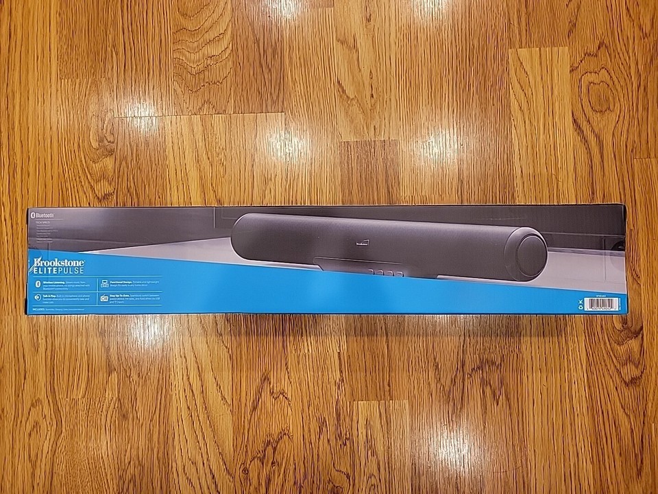 Brookstone Elite Pulse BT Bluetooth Sound Bar Wireless Speaker | eBay