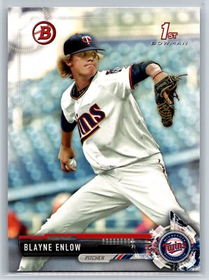 2017 Bowman Draft Blayne Enlow Rookie First Bowman Minnesota Twins RC ...