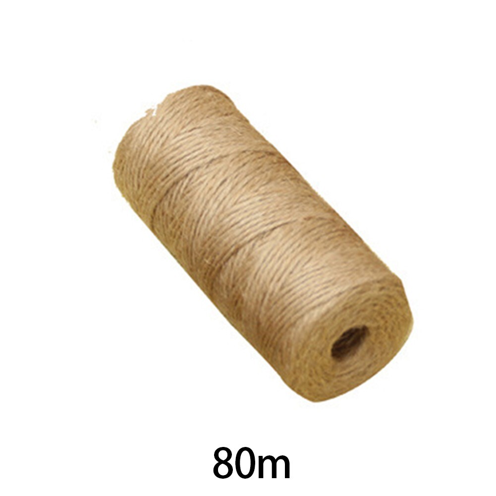 Biodegradable Jute Rope for Bundling Gardening Crafts 50/80/100 Meters ...