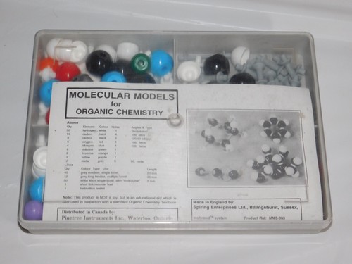Molymod Organic Student Chemistry Set Molecular &Atomic Model system ...